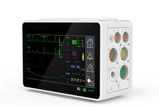 PATIENT MONITOR ICU Vital Signs ECG,NIBP,SPO2,PR,RESP,TEMP 5" Touch ...