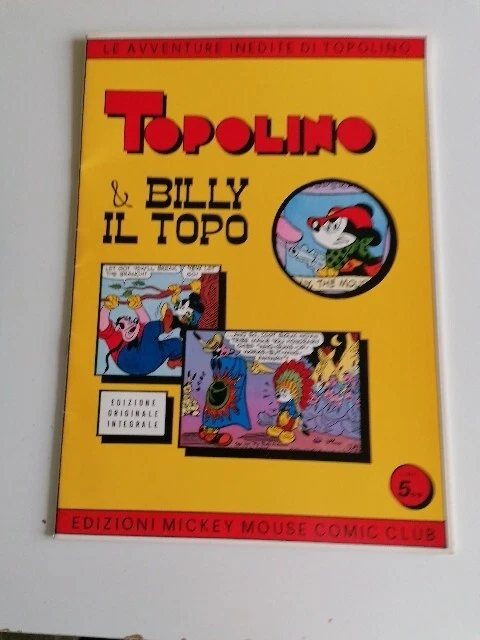 TOPOLINO & BILLY Il Topo - Mickey Mouse Comic Club - Ristampa EUR 10,00 ...