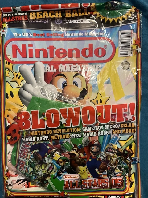 NINTENDO OFFICIAL MAGAZINE UK Issue 155 Jul 2005 Sealed w/ Beach Ball £ ...