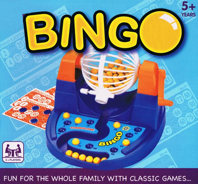 BINGO LOTTO TRADITIONAL Fun Family Game Tombola Machine New £10.95 ...