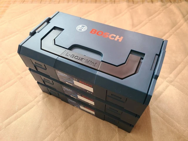 BOSCH L-BOX X-MINI3 Box mini Set 266x155x63mm Blue Tool Case New Japan ...