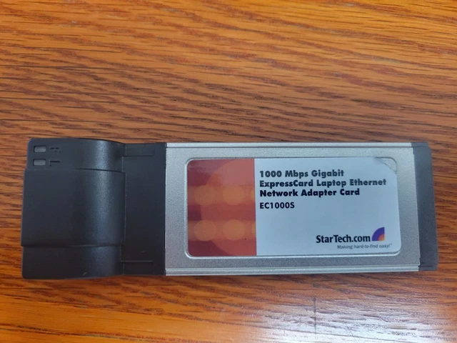 STARTECH EC1000S EXPRESSCARD Gigabit 1/100/1000 Ethernet Adapter card ...
