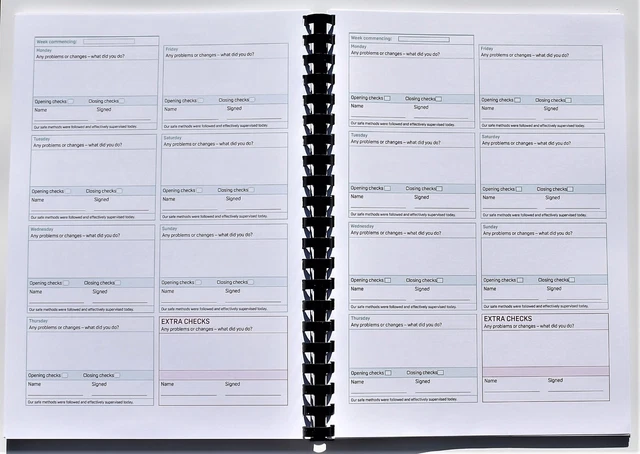 SAFER FOOD BETTER Business For Caterers SFBB 12 Month Diary Refill For ...