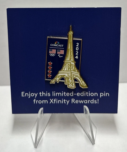 Comcast Xfinity Rewards 2024 Paris Olympics Lapel Pin New £7 62