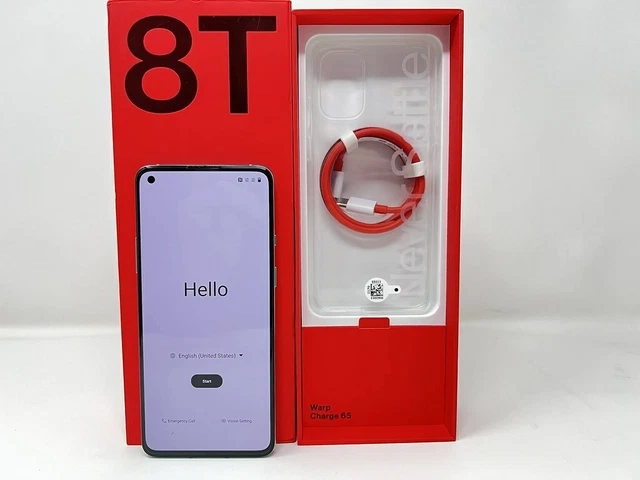 ONEPLUS 8T 256GB 12GB RAM KB2000 FACTORY UNLOCKED 6.55" 48MP SD865 ...