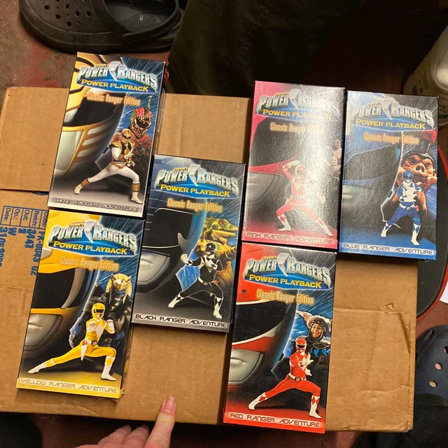 MIGHTY MORPHIN POWER rangers classic ranger set of 6 vhs EUR 50,18 ...
