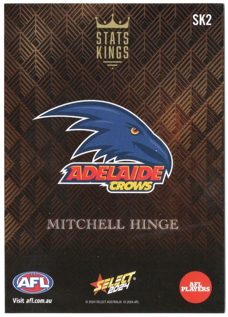 2024 AFL SELECT FOOTY STARS [STATS KINGS] CARD - SK2 Mitchell HINGE ...