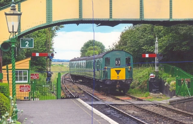 RAILWAY TRAIN PHOTO Diesel Demu Picture 1125 Class 205 Photograph Mid ...
