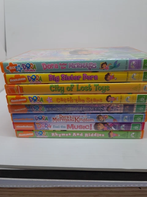NICKELODEON DORA THE Explorer Lot Of 8 DVDs Region 4 Bundle Good ...