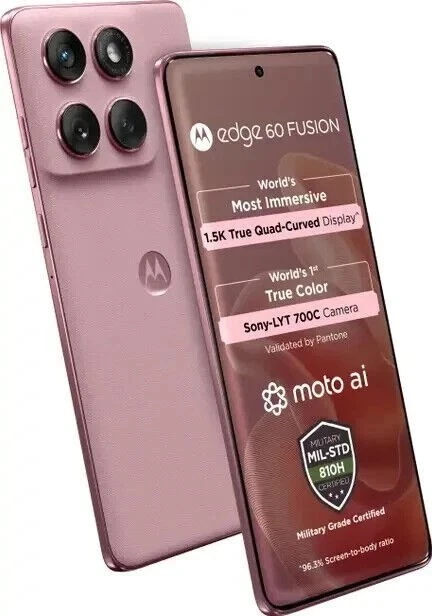 MOTOROLA MOTO EDGE 60 Fusion 5G-Factory Unlocked Dual SIM-12Go 256Go ...