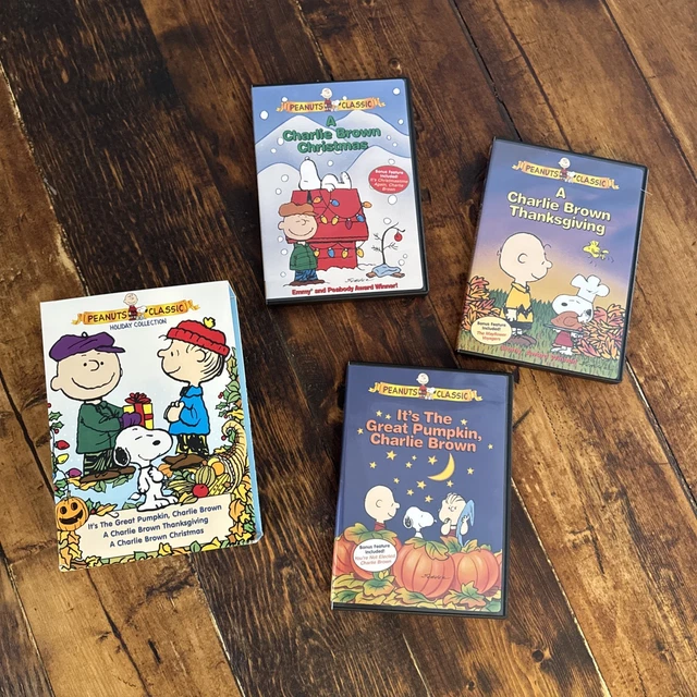 PEANUTS - CLASSIC Holiday Collection Gift Set (DVD, 2000, 3-Disc Set ...