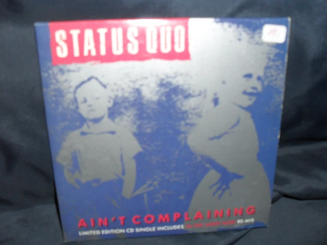 STATUS QUO ULTRA rare MC from USA 1989 - 12 Tracks Ain´t complaining In ...