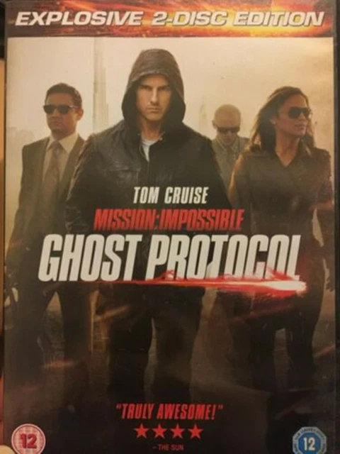 MISSION IMPOSSIBLE: GHOST Protocol Tom Cruise 2012 DVD Top-quality £2.26 - PicClick UK