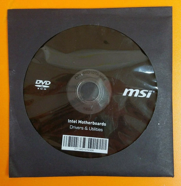 MSI INTEL MOTHERBOARDS Drivers and Utilities DVD disc $8.49 - PicClick CA