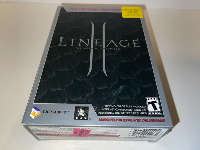 LINEAGE II 2 Chaotic Chronicle Collector's DVD Edition 2004 NTSC MEDIUM ...