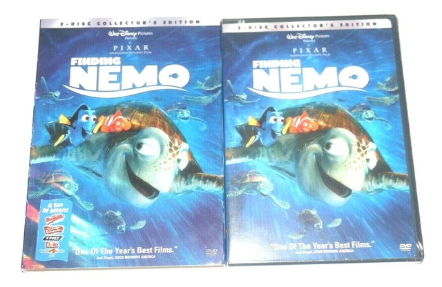 DISNEY PIXAR FINDING Nemo 2-Disc Collector's Edition Full & Widescreen ...