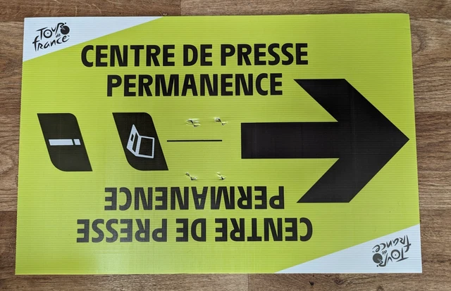 TOUR DE FRANCE 2025 sign (used) £10.78 - PicClick UK