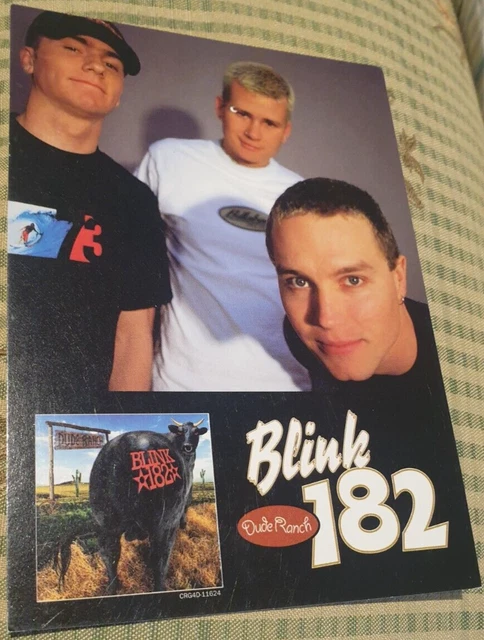 BLINK 182 DUDE Ranch Album Cover Faces USA Promo 1998 Post Card RARE ...