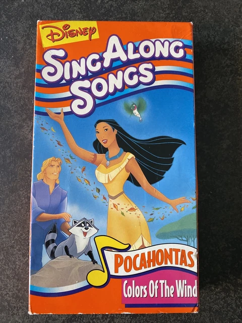 DISNEY SING ALONG Songs: Pocahontas Colors of the Wind [VHS] £7.39 ...