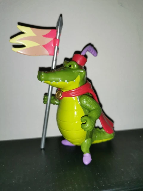 FAMOUS DISNEY ROBIN Hood Captain Crocodile w/ Tournament Flag 8cm RARE ...