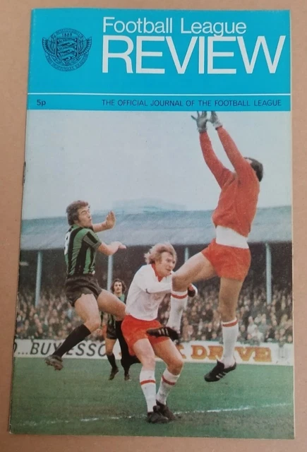 MAGAZINE - FOOTBALL League Review Vol 6 1971-1972 Ted MacDougall Bob ...