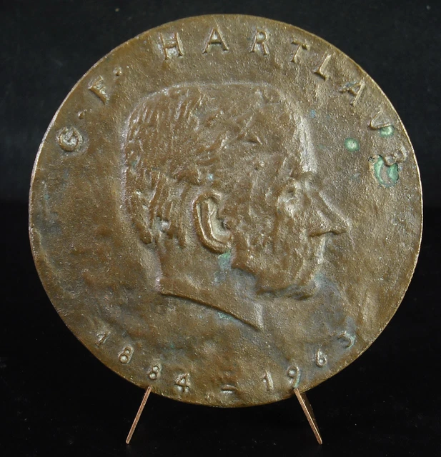 MEDAL GUSTAV HARTLAUB Historian D'Art German 1963 Heidelberger ...