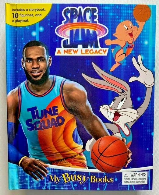 SPACE JAM A New Legacy LeBron James Action Figures Book Playmat My Busy ...