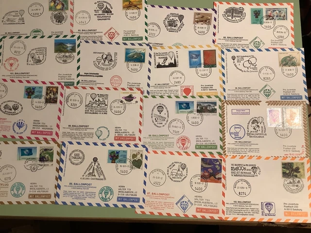 UNITED NATIONS AIRSHIP Balloon post cards 15 items Ref A1089 £21.34 ...