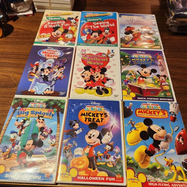 WALT DISNEY'S CLASSIC Cartoon Favorites 9 DVD Lot HTF titles, Mickey ...