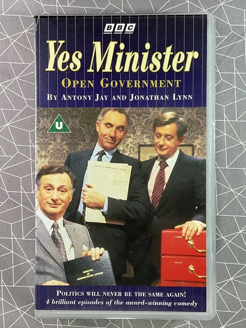 YES, MINISTER: OPEN Government, VHS Video Tape £5.00 - PicClick UK