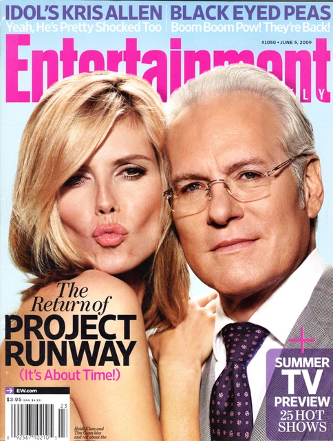 ENTERTAINMENT WEEKLY MAGAZINE June 5 2009 Heidi Klum Tim Gunn Project ...