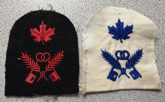 CANADIAN ARMED FORCES RCN Trade (Stewards) Badges, circa 1968 $12.99 ...