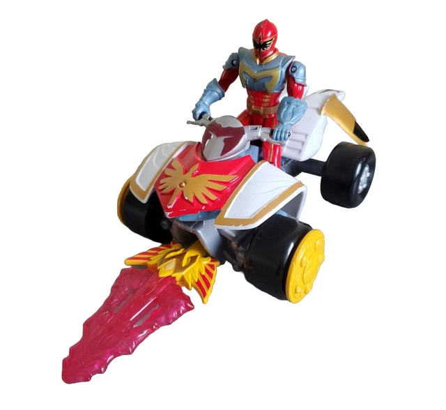 POWER RANGERS MYSTIC Force Rouge ATV Moto Quad + Figurine articulée ...