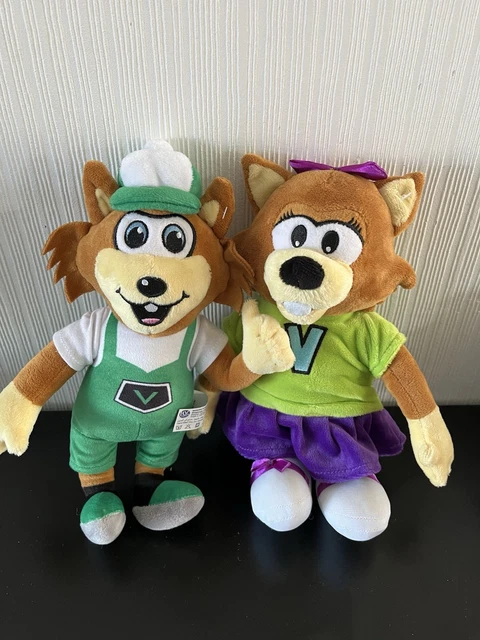 VINNIE THE FOX And Violet The Fox Plush Bundle Verdant Leisure Mascots ...