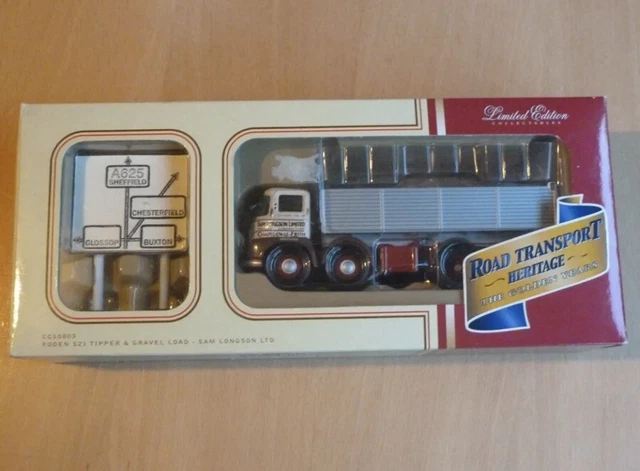 CORGI 1:50 SCALE Foden S21 Tipper & Gravel Load Sam Longson Ltd ...
