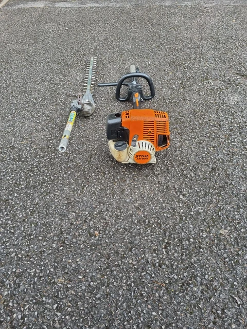 STIHL KM90R KOMBI long reach hedge trimmer, plus atachment hedge ...