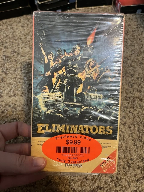 ELIMINATORS VHS CHARLES Band 80'S Sci-Fi Action Andrew Prine Denise ...