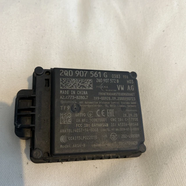 VW / AUDI / Skoda Front Radar Sensor 2Q0907561G £52.72 - PicClick UK