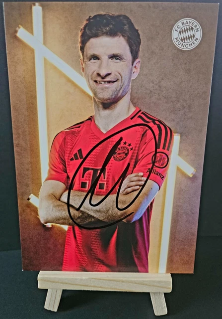 THOMAS MÜLLER FC Bayern München Autogrammkarte 2024/25 Original EUR 12,99 - PicClick DE
