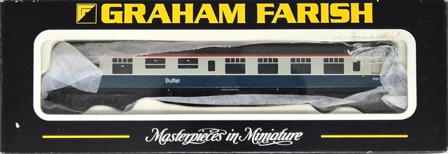 GRAHAM FARISH 374-104 Mk1 RMB Mini Buffet Car Coach E1871 BR Blue ...