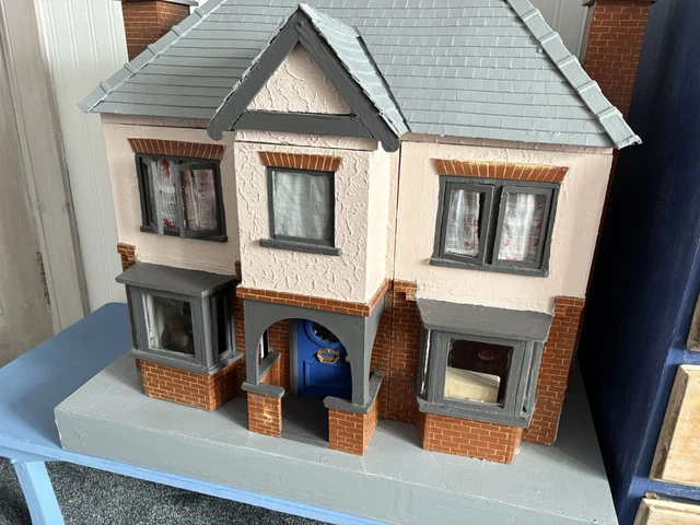 DOLLS HOUSE- SCRATCH built In 1940s and needing some TLC. Large and ...