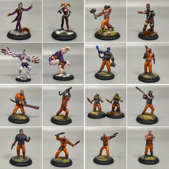 JOKER CREW TITAN Clown Batman Miniature Game Knight Models Painted ...