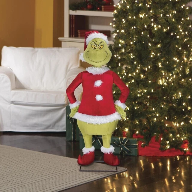 HOLIDAY 4 FT THE GRINCH ANIMATED Life Size CHRISTMAS Indoor Decor NEW £ ...