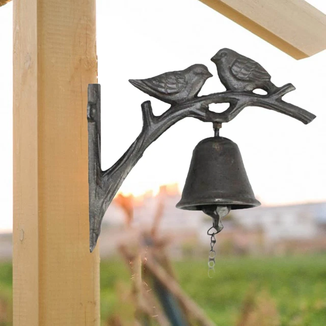 CAST IRON DINNER Bell Classic Farmhouse Metal Manually Shaking Wall ...