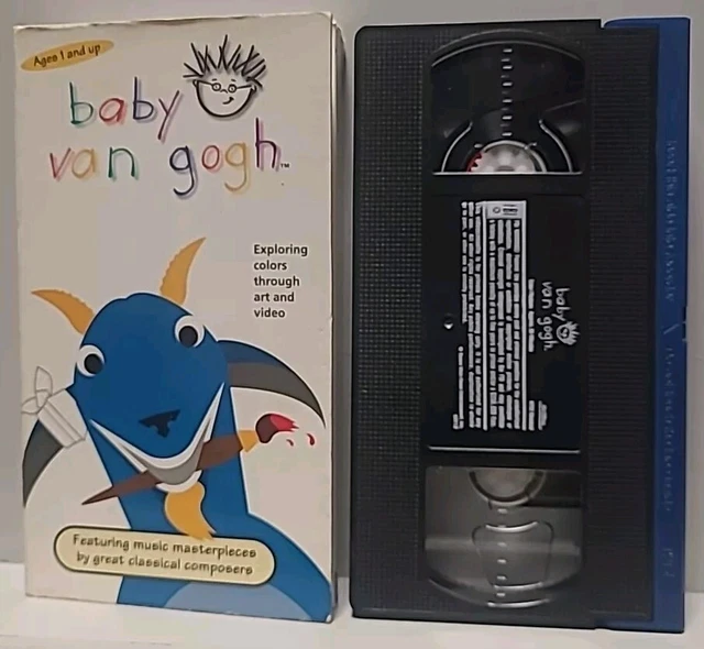 BABY EINSTEIN BABY Van Gogh VHS Tape Educational Colors Art Kids Show ...