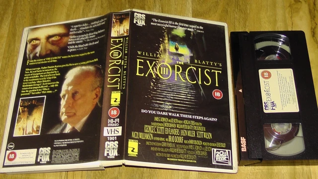 THE EXORCIST 3 VHS Video Big Box Ex Rental Cert CBS FOX £6.99 - PicClick UK