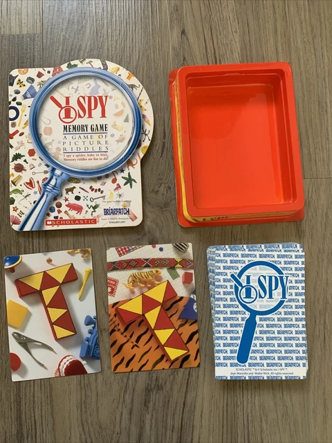2002 I SPY Memory Game Picture Riddles Travel Version Scholastic 20 ...