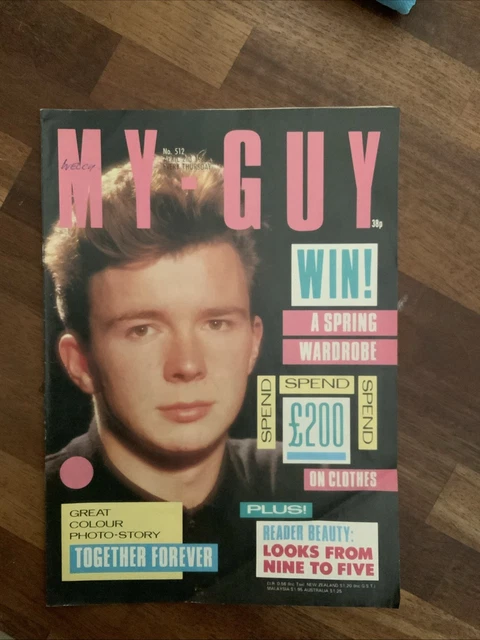 MY GUY MAGAZINE, April 2nd 1988, Rick Astley, Jason Patric £4.91 ...