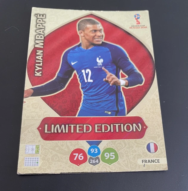 KYLIAN MBAPPE' CARD Calciatori Adrenalyn Russia 2018 France - Limited ...