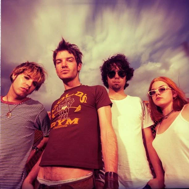 ROCK BAND THE Dandy Warhols guitarist Peter Holmstrom, lead guitar ...